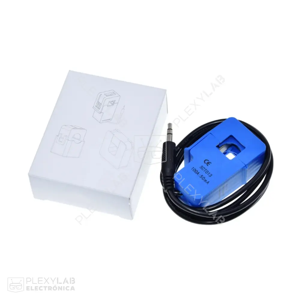 Sensor de corriente AC SCT-013 no invasivo | PLEXYLAB