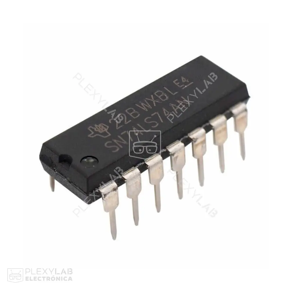 Circuito integrado 74LS74 Flip-Flop Tipo D | PLEXYLAB
