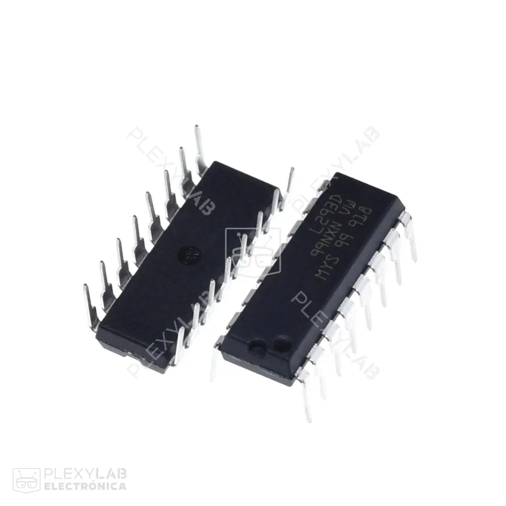 Circuito Integrado L293D Driver controlador de motores puente H | PLEXYLAB
