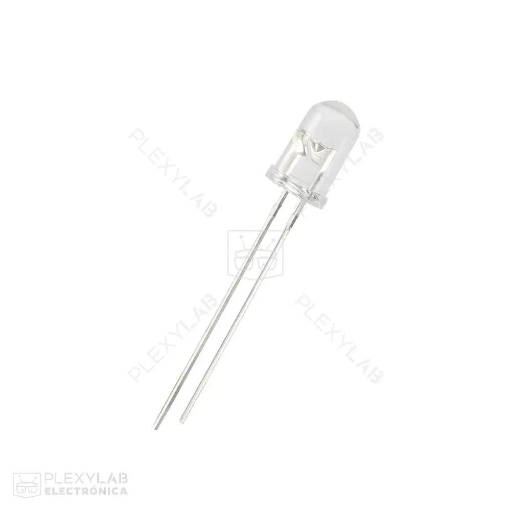 LED infrarrojo IR emisor de 940 nm de 5 mm | PLEXYLAB