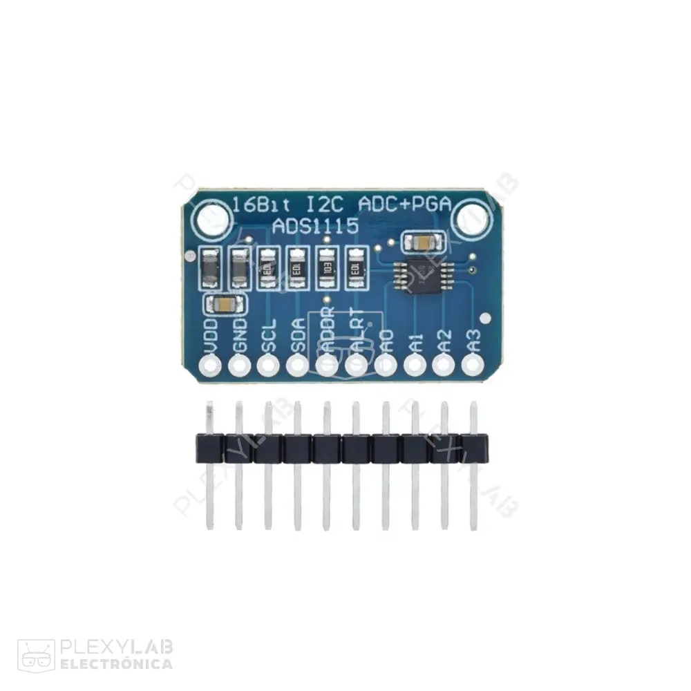 Módulo ADS1115 Conversor Analógico Digital ADC de 16 bits | PLEXYLAB