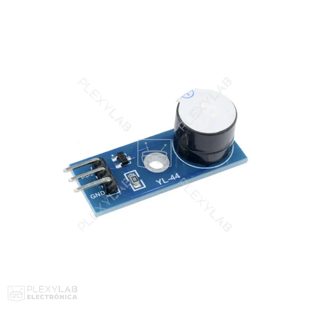 Módulo buzzer zumbador activo de 3.3V a 5V YL-44 | PLEXYLAB