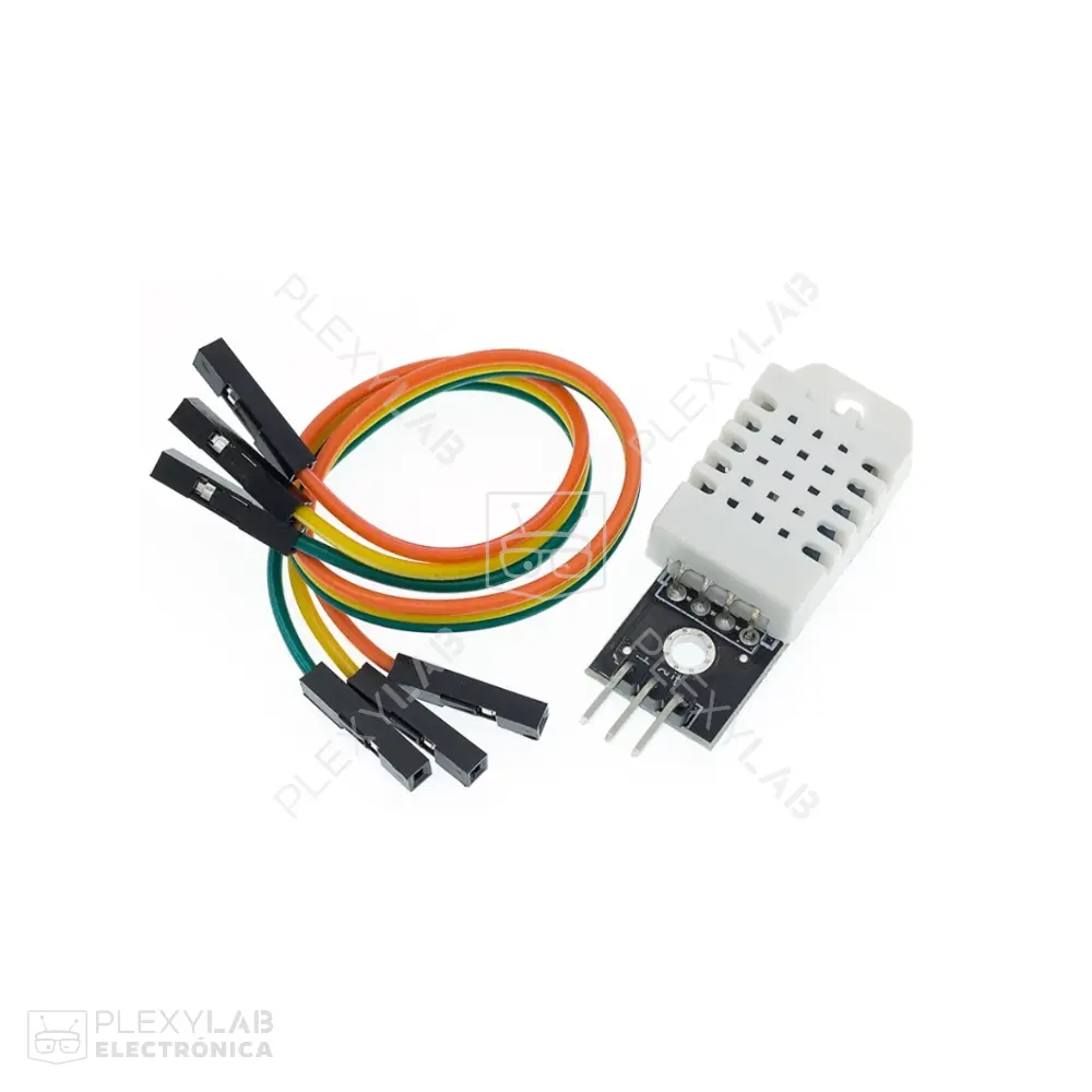 Módulo sensor de temperatura y humedad DHT22 | PLEXYLAB