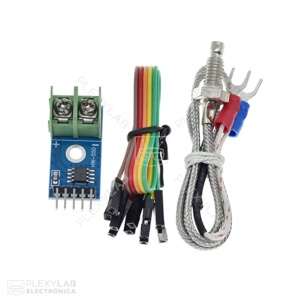 Módulo MAX6675 + Termocupla tipo K | PLEXYLAB