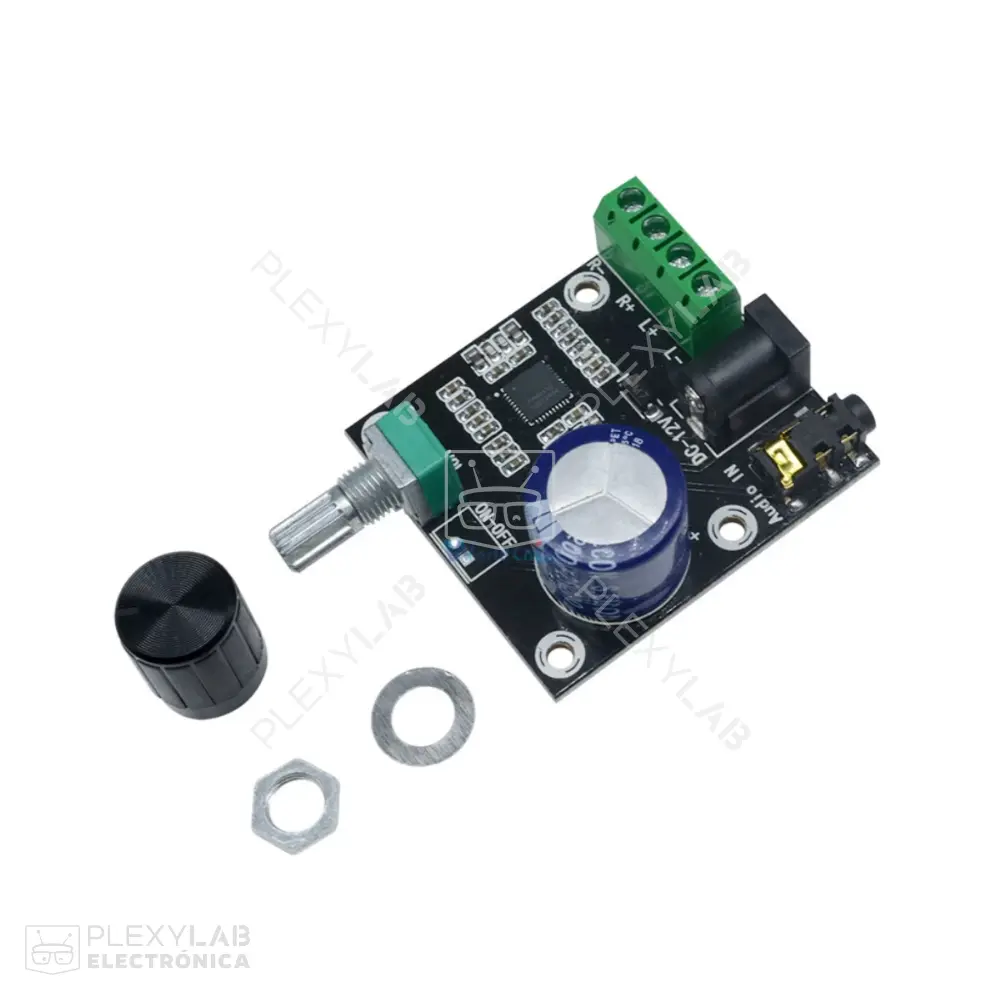 Módulo amplificador de audio estéreo PAM8610 2x15W con conectores para ...