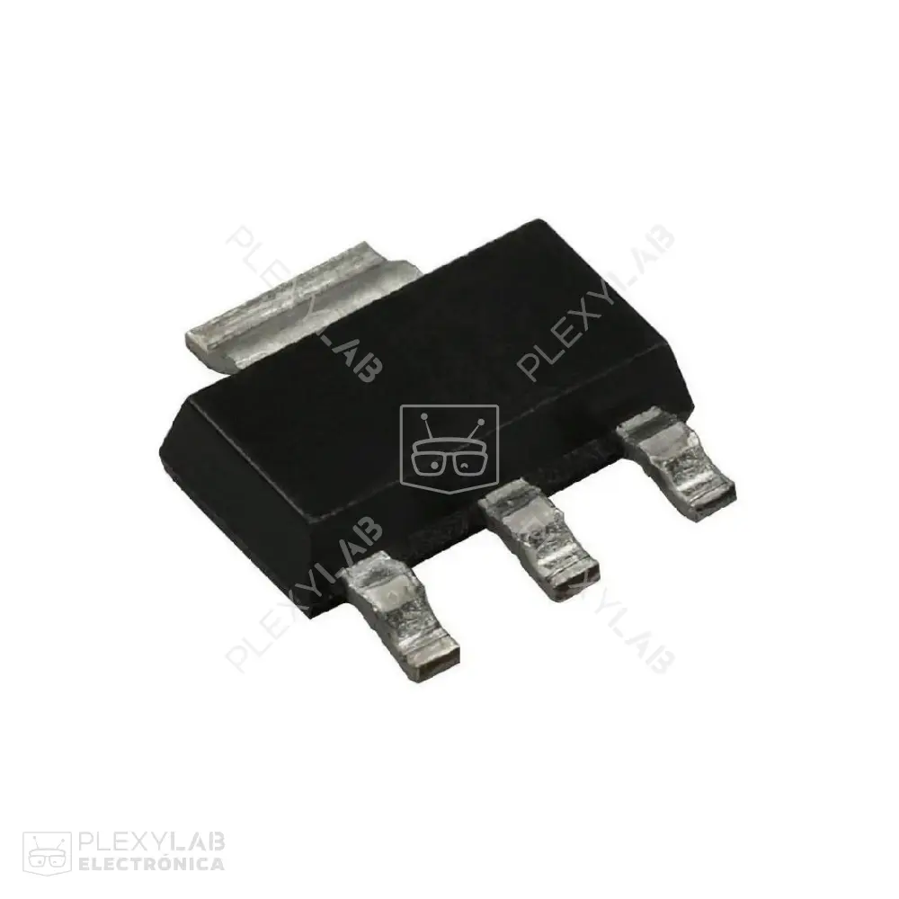 LD1117-3.3 LD33 Regulador de voltaje LDO de 3.3V 800mA, encapsulado SOT-223 | PLEXYLAB