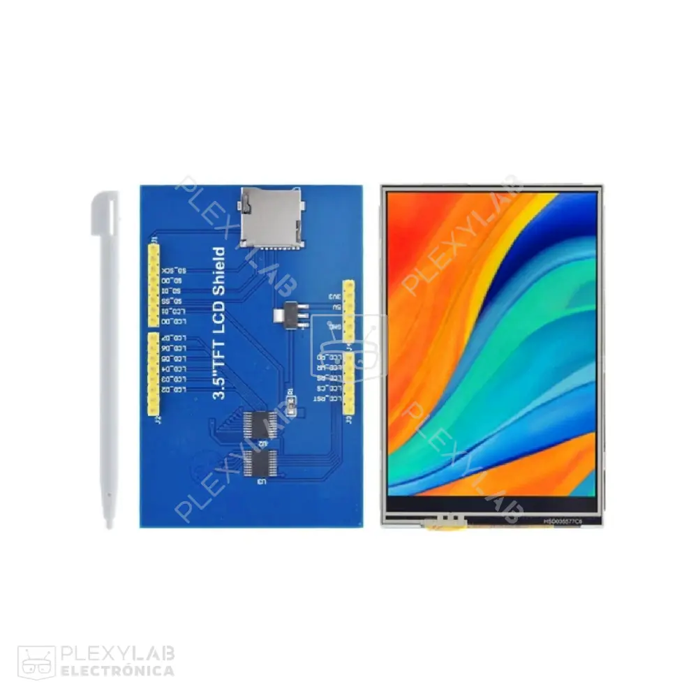 Módulo shield tarjeta de expansión pantalla táctil touch LCD TFT de 3.5" para Arduino UNO y Mega ...
