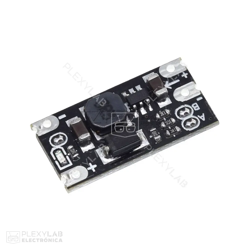Módulo elevador de voltaje DC-DC de 1.5A Step Up con voltaje fijo de 5V, 8V, 9V, 12V | PLEXYLAB