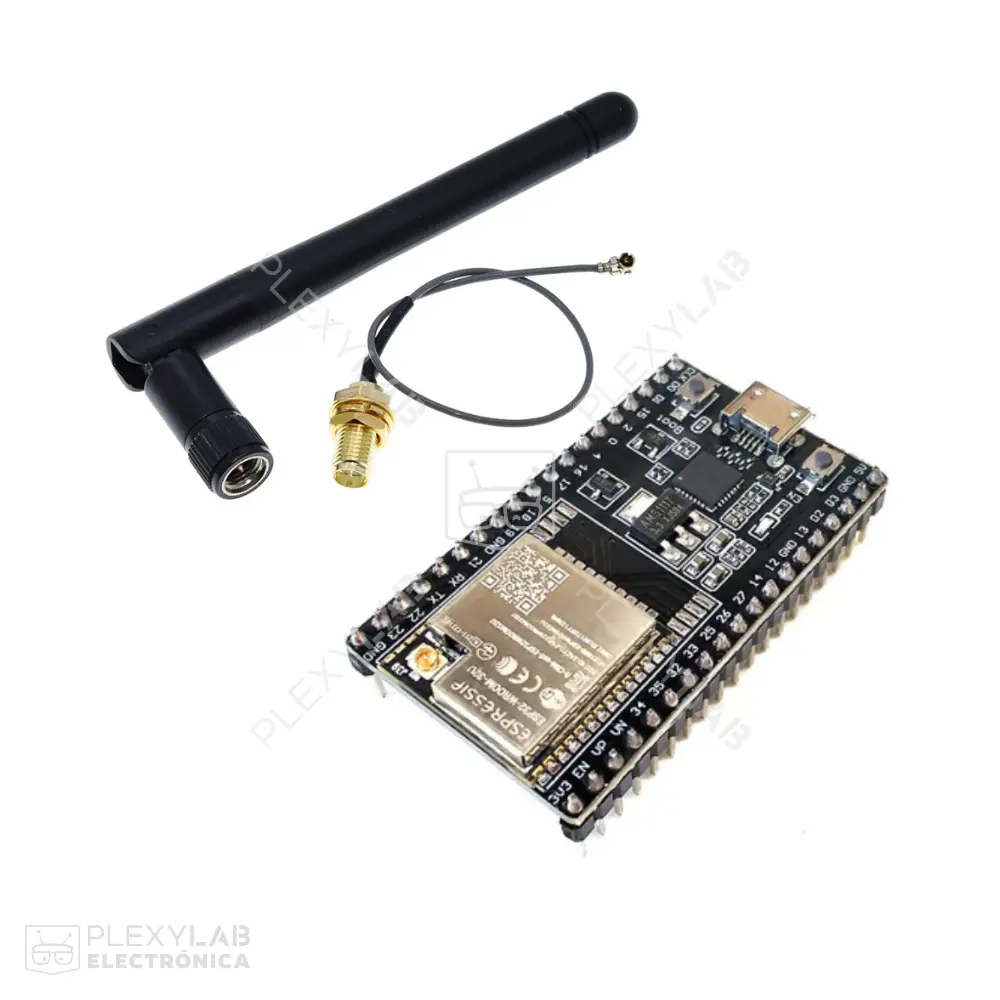 Módulo Esp32u Con Conector Micro Usb Driver Cp2102 Wifi Bluetooth Devkitc Esp32 Wroom 32u