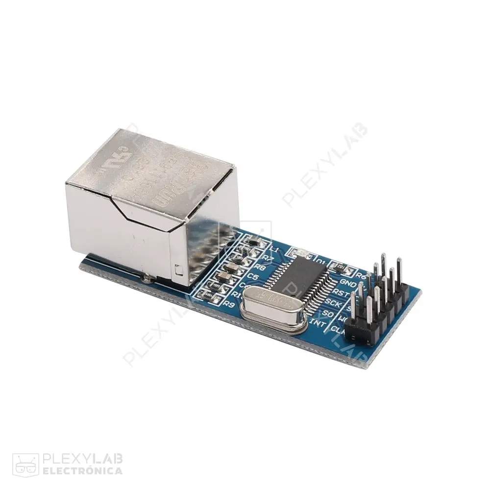 ENC28J60 Mini Módulo Ethernet LAN por SPI para Arduino, AVR, ARM y PIC ...